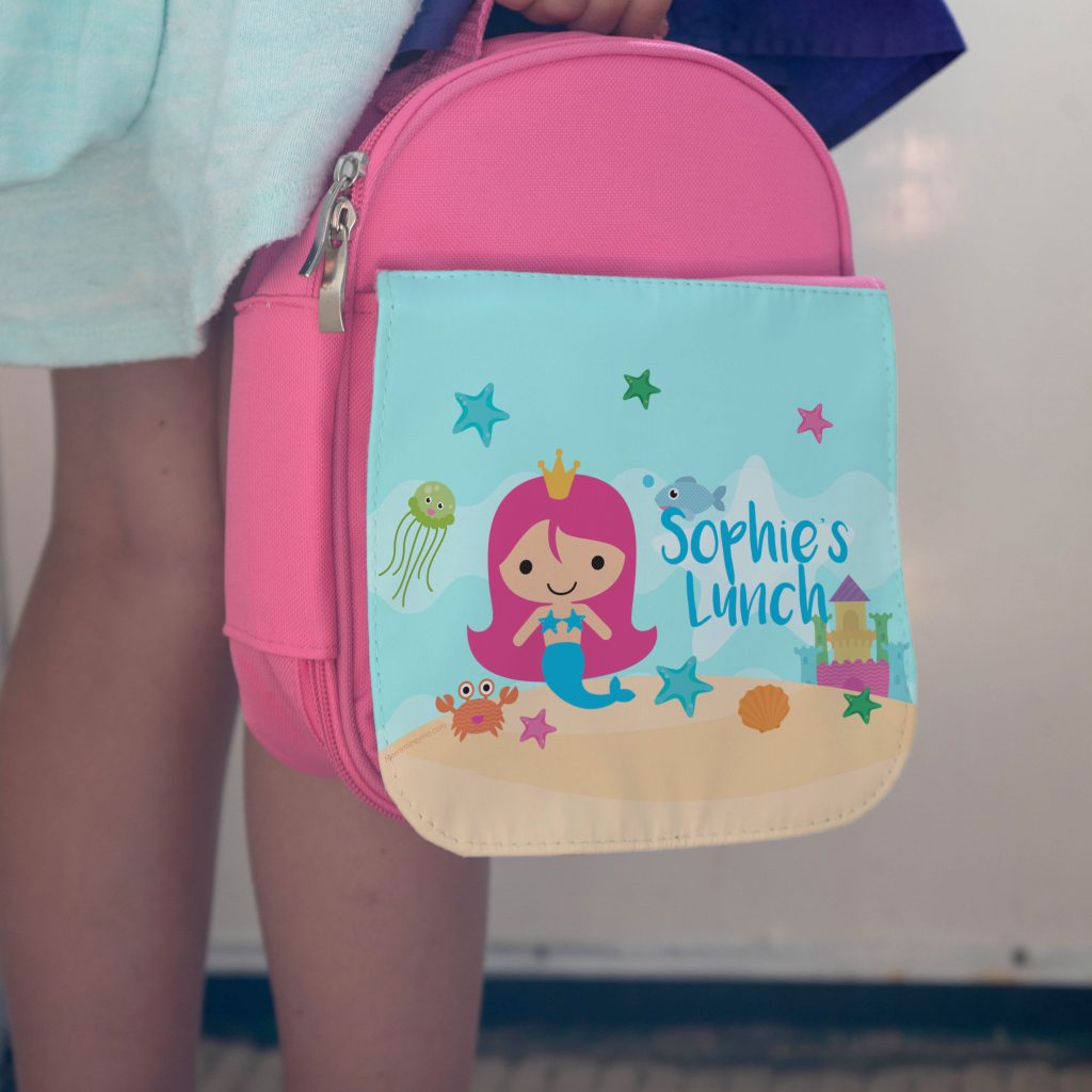 Personalised Mermaid Lunch Bag - Meenymineymo