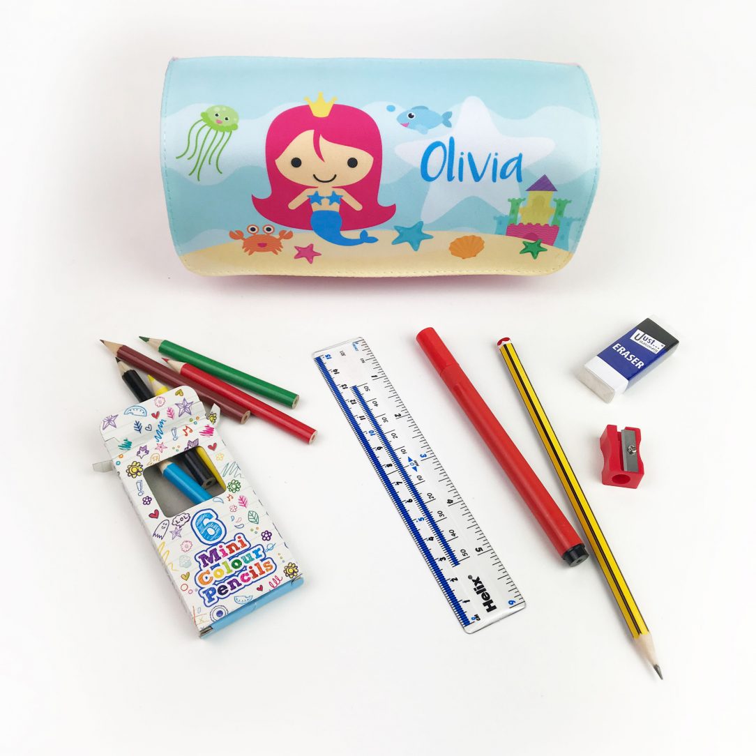Personalised Mermaid Pencil Case - Meenymineymo